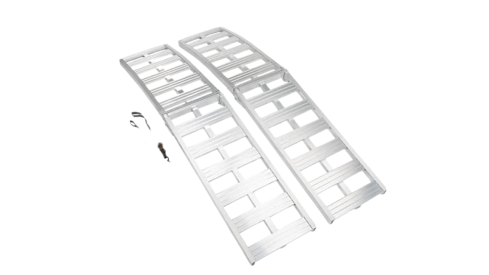 Ultra-Tow Bi-Fold Arched Aluminum Loading Ramp Set - 3000-Lb. Capacity ...